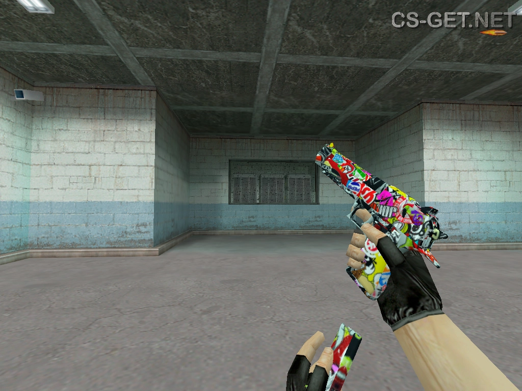 Модель Deagle Sticker для CS 1.6 » Скачать CS 1.6 бесплатно - КС 1.6 ...