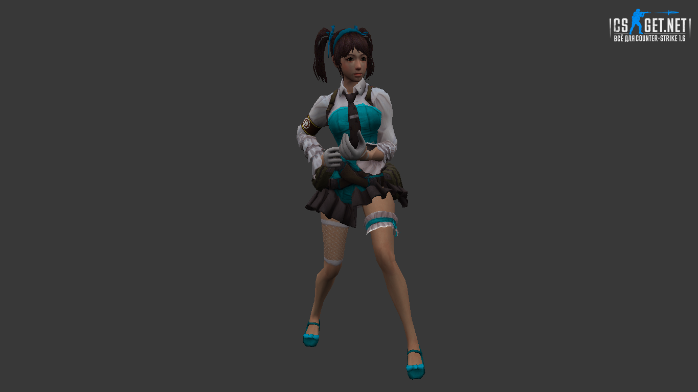 Женская модель Yuri Retextured для CS 1.6 » Counter-Strike 1.6 ...