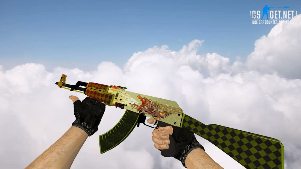 Модель «AK-47 Dragon Lore» для CS 1.6 » Скачать Counter Strike 1.6 (КС ...